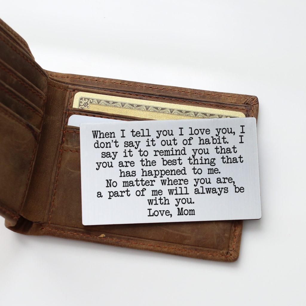 Tell you I Love You | Wallet Insert - 2712 | Designs