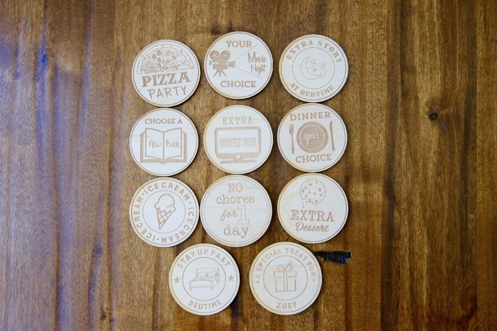 Personalized Kids Reward Tokens - 2712 | Designs